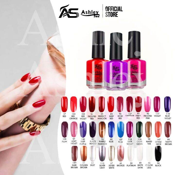 Ashley Shine Classic Nail Polish 20ml AS1007 (part 1) | Lazada PH