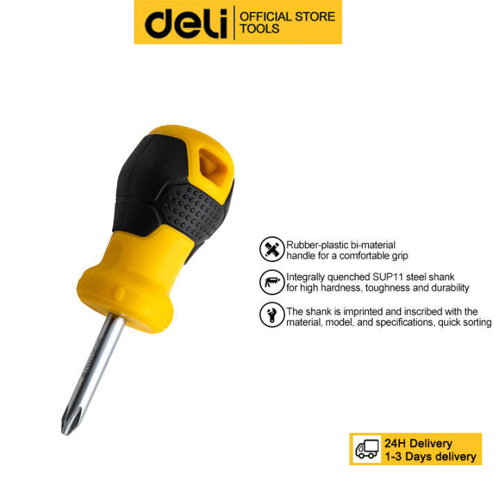 Deli Stubby Screwdriver PH2x38mm Stubby Philips Screwdriver DL636038 ...