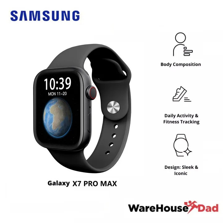 Original Samsung X7 PRO MAX waterproof sport Smart Watch Bluetooth Call ...
