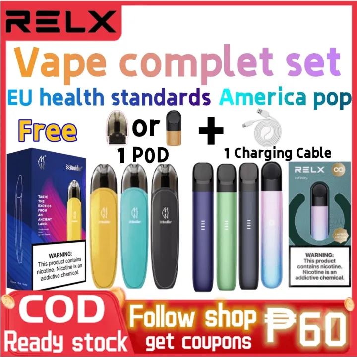 Vape smoke RELX Infinity / phantom Boulder Glofish vape set complet ...
