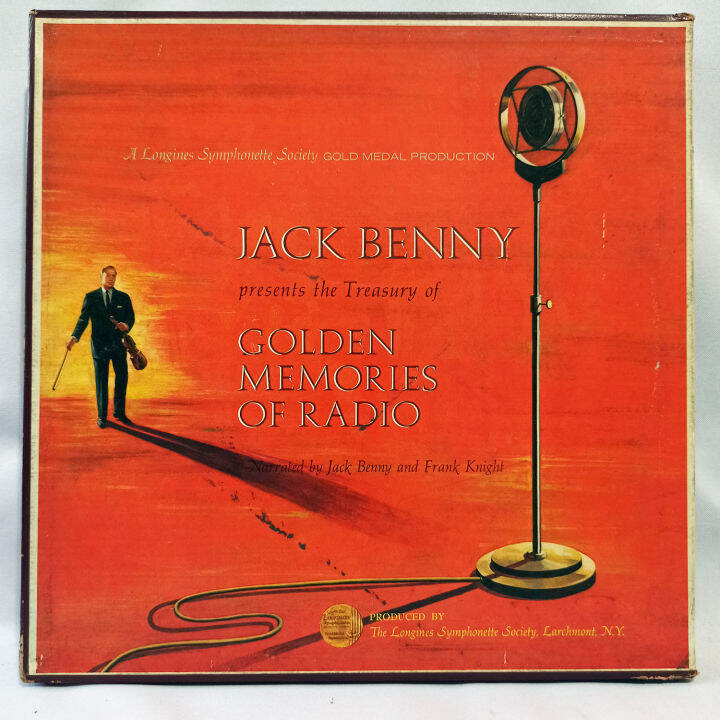 (Box Set, 6 LPs) Jack Benny - Golden Memories Of Radio - Vinyl Record Plaka Radioplay Non-Music ...
