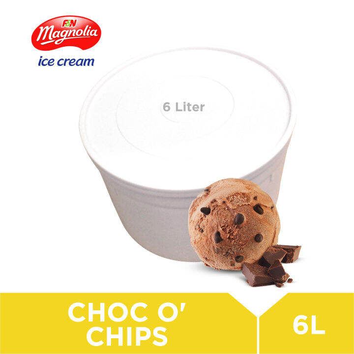 Magnolia Choc O' Chips 6L Ice Cream | Lazada