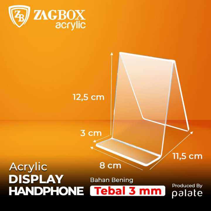 Acrylic Display HP - Akrilik Dudukan Handphone - Stand Handphone ...