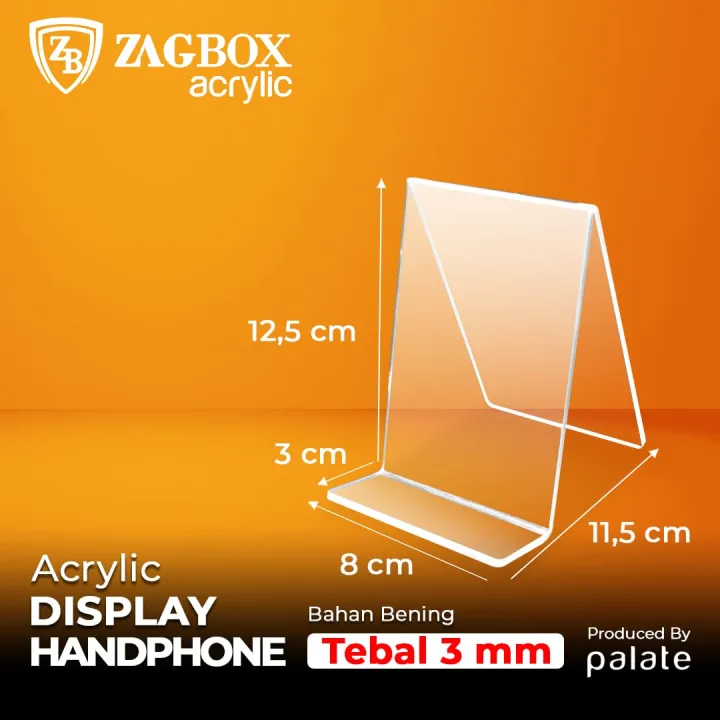 Acrylic Display HP - Akrilik Dudukan Handphone - Stand Handphone ...