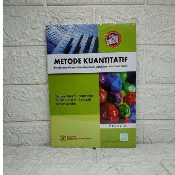 METODE KUANTITATIF EDISI 2 Bernardus Y. Nugroho SALEMBA EMPAT | Lazada ...
