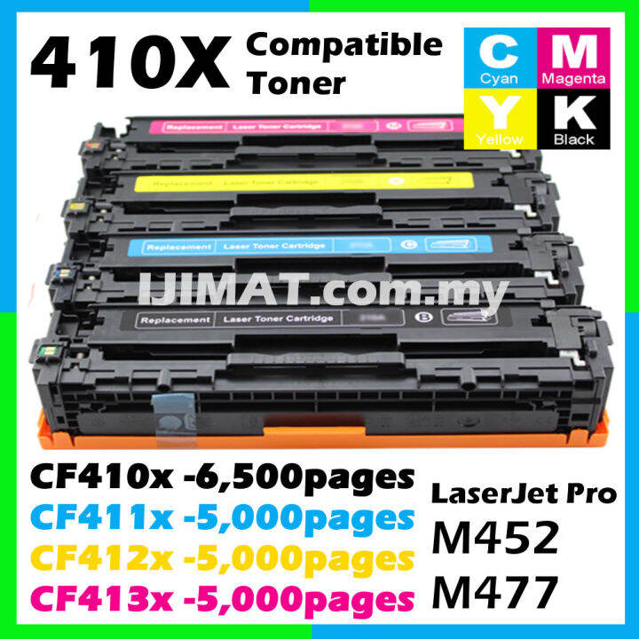 Compatible Colour Laser Toner Cartridge 410A CF410A / CF411A / CF412A ...