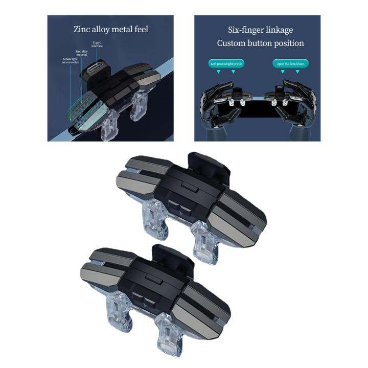 BNMAGIC 2 Pieces Mobile Game Trigger for Portable Mobile Joystick Trigger | Lazada PH