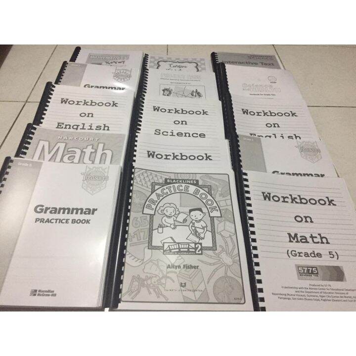 Workbook for Grade 8 Educational with ring bind and PVC cover | Lazada PH