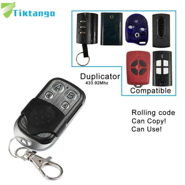 【CC】 Hastings1 Tiktango 4 Buttons Control 433MHZ Clone Fixed Learning Rolling Code duplicator ...