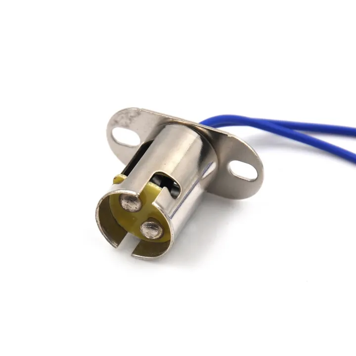 High Quality 15mm Metal B15 Lampholder B15D Socket Flat Foot Lamp ...