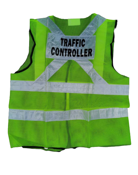Safety Vest with TRAFFIC CONTROLLER Label. | Lazada Singapore