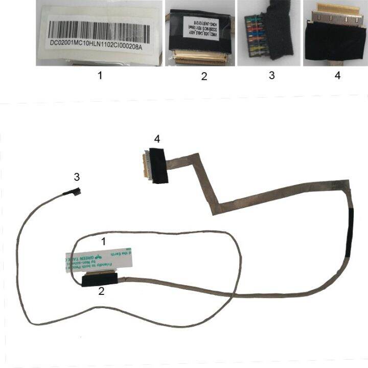 จอแอลซีดีใหม่ Led Lenovo วิดีโอสายเคเบิ้ลยืดหยุ่นสำหรับ P500 Z500a Z505 ...