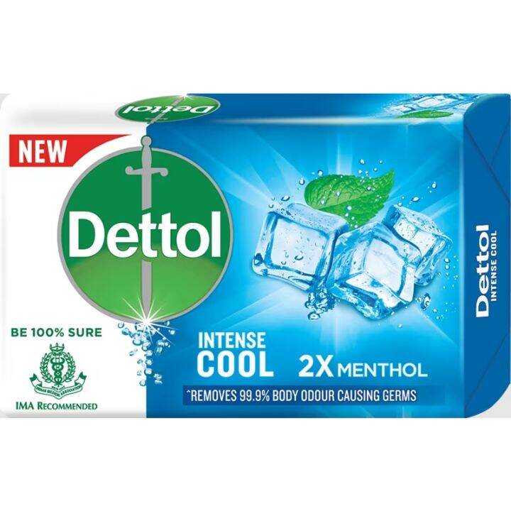 Dettol Intense Cool 2x Menthol Soap 125g {Made in Jakarta} | Lazada PH