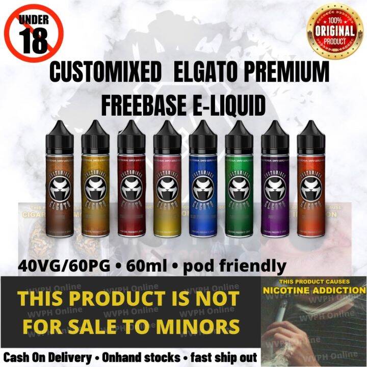 CUSTOMIXED Ejuice FREEBASE (best for pods and tanks) POD FRIENDLY ...