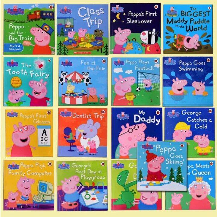 Peppa pig book - English Storybook picture books Peggy George | Buku ...