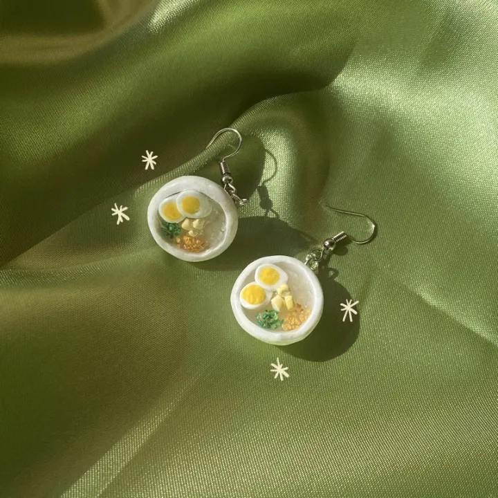 lugaw inspired earrings and pins by luwad.ph | Lazada PH