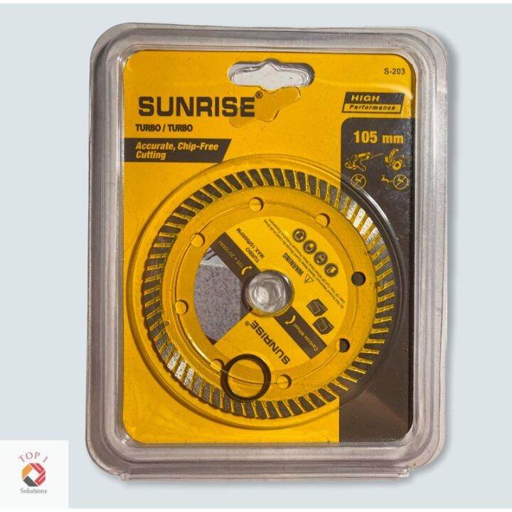 Sunrise Diamond Cutting Disc 4” (S-203) | Lazada PH