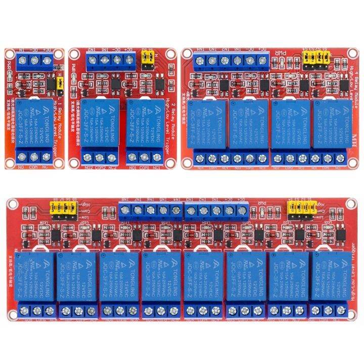 Relay module 1 2 4 8 Channel 12V Relay Module Board Shield with ...