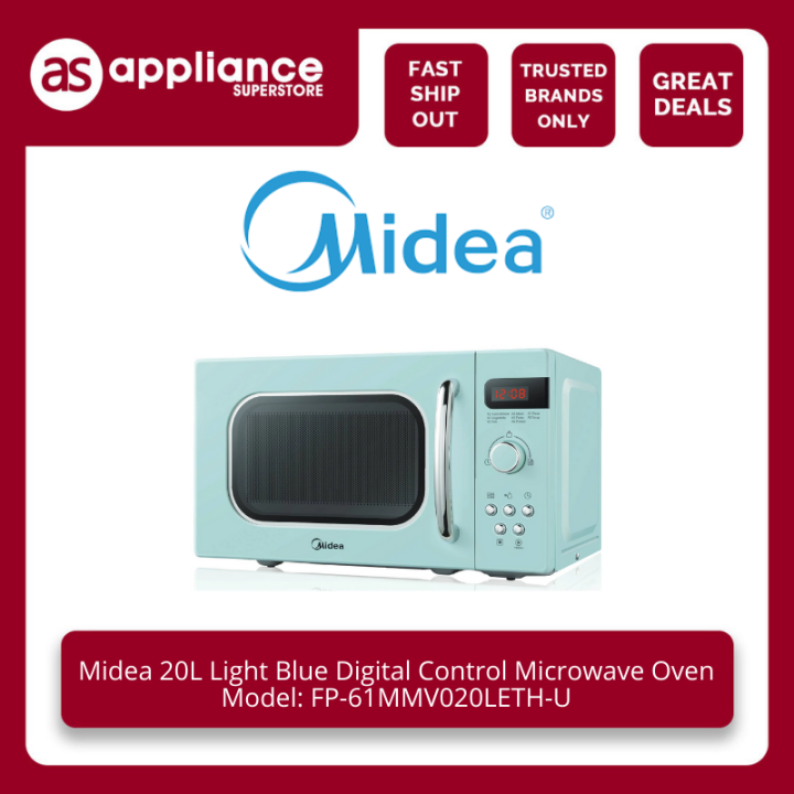 Midea 20L Light Blue Digital Control Microwave Oven FP-61MMV020LETH-U ...