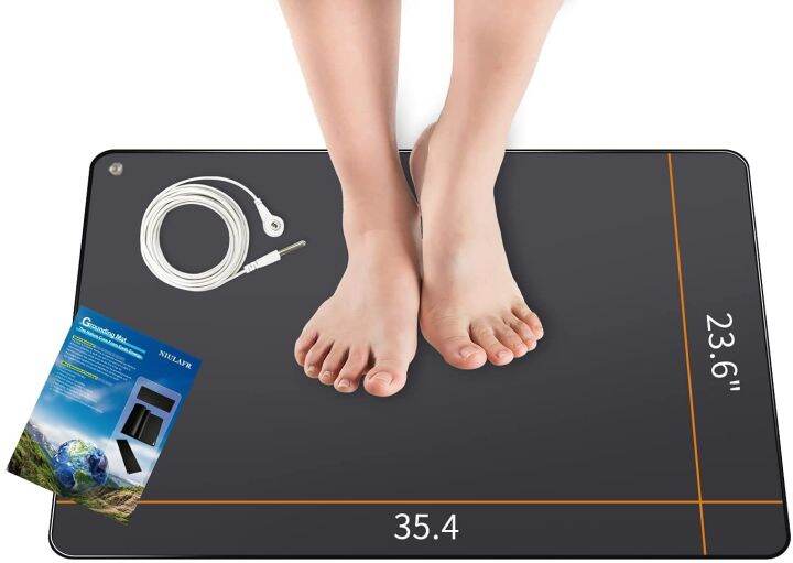 NIULAFR Universal Grounding Mat 23.6" x 35.4" with Grounding Cord, Earthing Therapy | Lazada PH