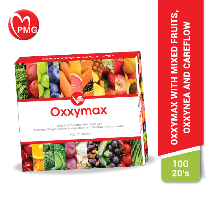[V-INFINITY] Oxxymax With Mixed Fruits, Oxxynea & Careflow 10g X 20's ...