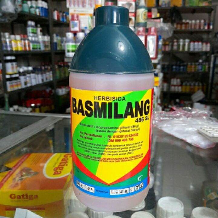 herbisida BASMILANG 486 sl 1 liter pengendali rumput gulma | Lazada ...