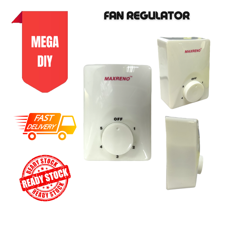 Universal Fan Regulator Controller Multi Speed Pengatur Kipas 5 speed ...