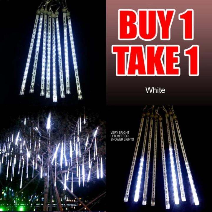 LST BUY 1 TAKE 1 50cm Meteor Shower Rain Light Tubes Christmas Lights ...