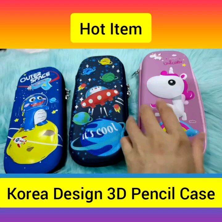 (10 Types) Three Dimension 3D Multifunctional Cartoon Zipper Pencil ...