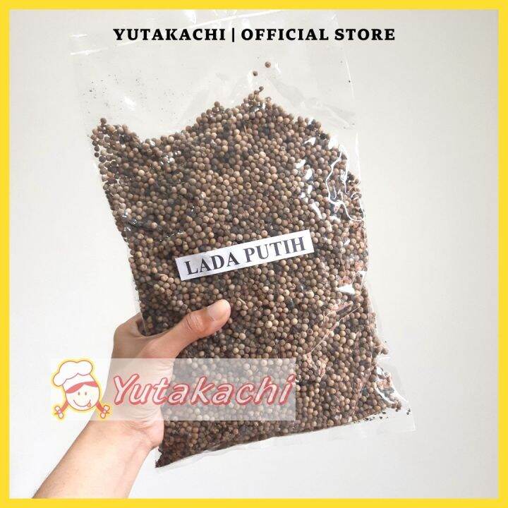 Lada Putih Butir 1Kg Original / Merica Bulat Alami Tanpa Cucian ...