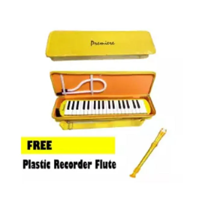 Premier 37 Key Melodica (Yellow) with FREE Plastic Flute | Lazada PH
