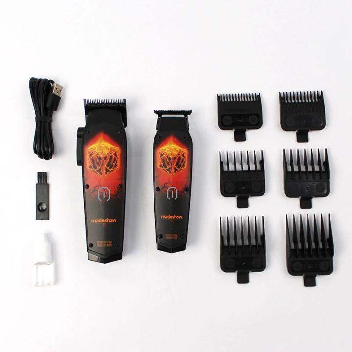 Akemei D0 dark Set Box hair clipper professional gradient sculpting ...