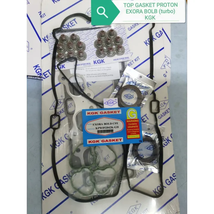 TOP GASKET PROTON EXORA BOLD ,PREVE TURBO KGK JAPAN | Lazada