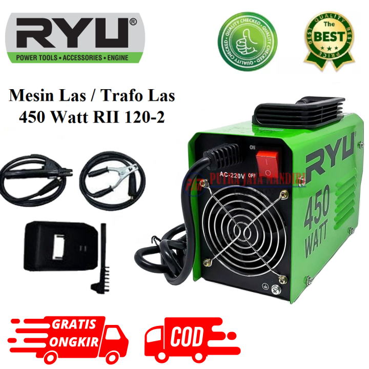 Tekiro Ryu Mesin Las / Trafo Las Inverter Welder Welding IGBT 120Ampere ...