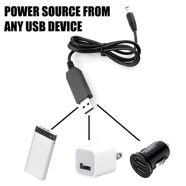 USB power adaptor (Powerbank to Wifi Power adaptor) for PLDT home ...