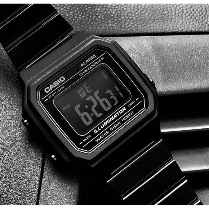 Casio B650WB-1B Illuminator Digital Quartz B650WB Black Watch B650 ...