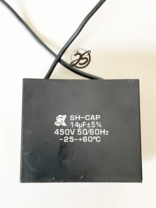KAPASITOR KOTAK 14UF CAPACITOR KOTAK 14UF 450V AC KAPASITOR KIPAS ANGIN ...