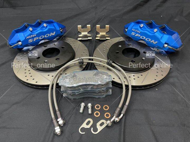 SPOON 4 POT Caliper Brake Kit for HONDA JAZZ GK CITY GN GM CIVIC EK EG ...