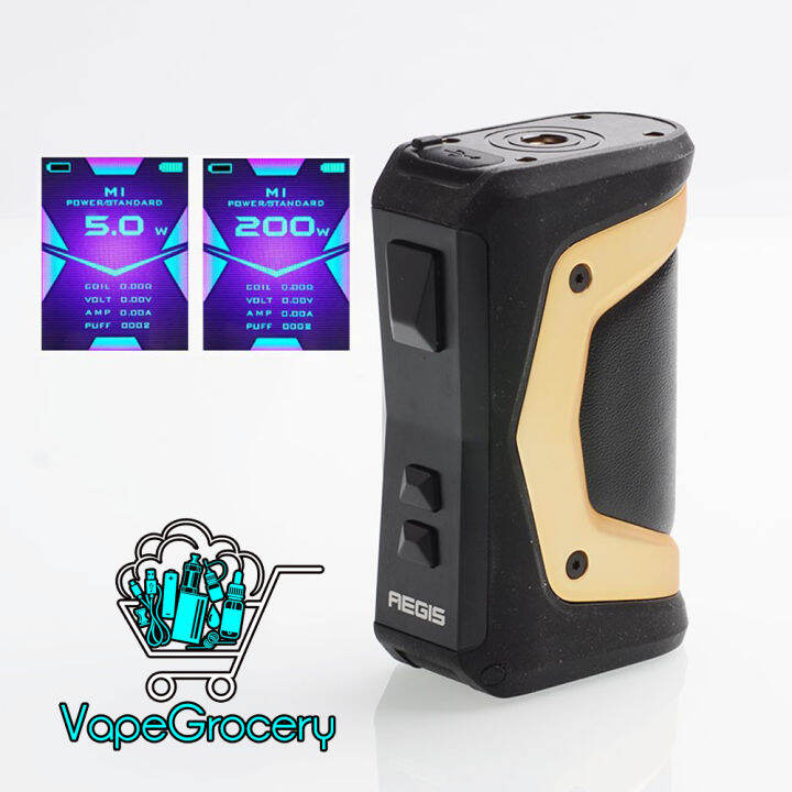Legit Aegis X Mod 200w by Geek Vape ( GOLD BLACK ) | Lazada PH