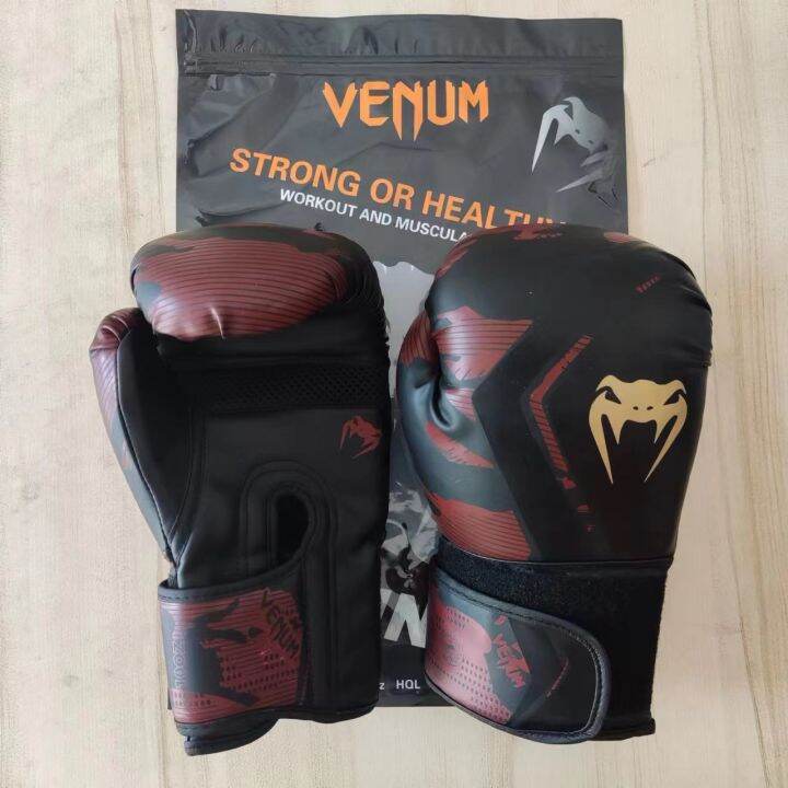 14oz 12oz 10oz Venom Camouflage Boxing Gloves Boxing Gloves Sandbag ...