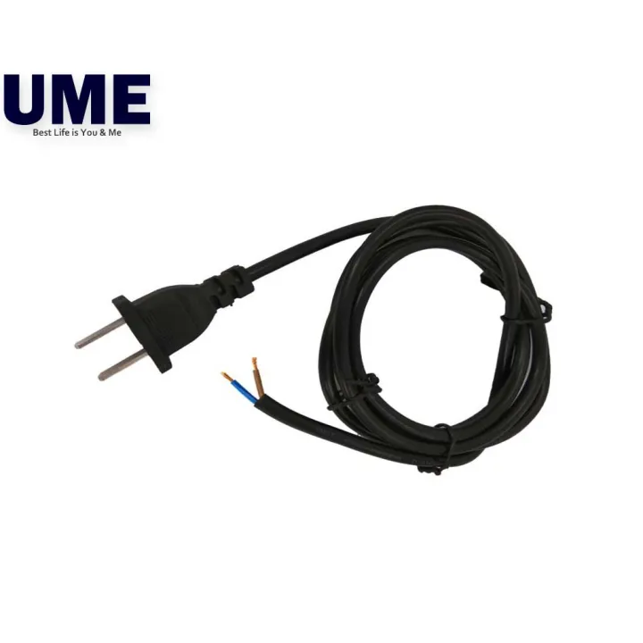 US 2 Pin Plug AC Power Cord Replacement Power Supply Cord Cable For ...