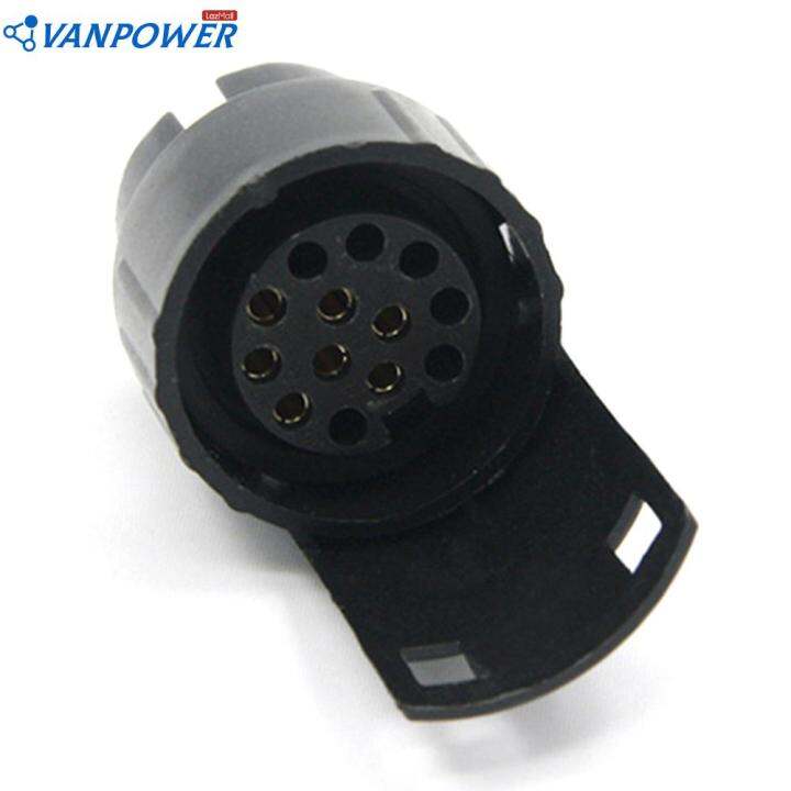 7 Pin To 13 Pin Trailer Adapter Copper Core Adapter Converter 12/24V ...