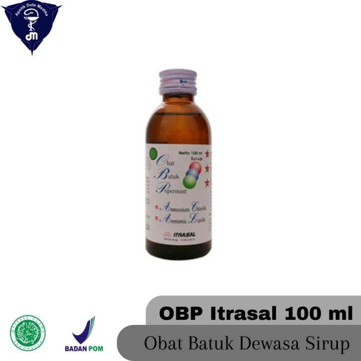 OBP ITRASAL 100 ML - Mengobati batuk yang disertai dahak. | Lazada ...