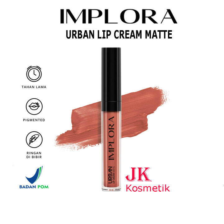 Implora LIP CREAM Matte Urban | Lazada Indonesia