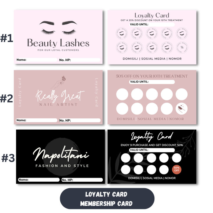 Kartu Loyalty Card | Kartu Member | Kartu Membership Card | Kartu ...