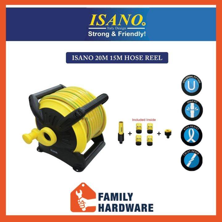 ISANO 20M 15M HOSE REEL IHRS6120 IHRS-6120 IHRS-6115 IHRS6115 HOSE REEL ...