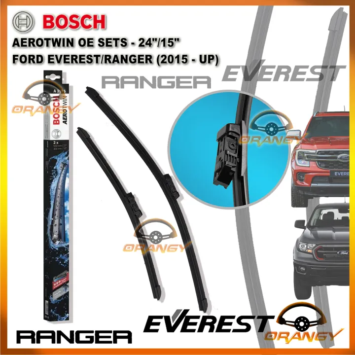 Ford Everest/Ranger 2015 - UP (24/15) Bosch Aerotwin OE Sets Wiper Blade | Lazada PH