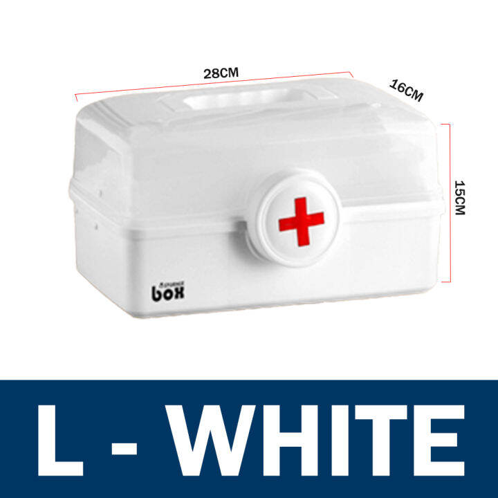 ALX MALAYSIA Household Multi-Layer Medicine Box Large First Aid Storage ...