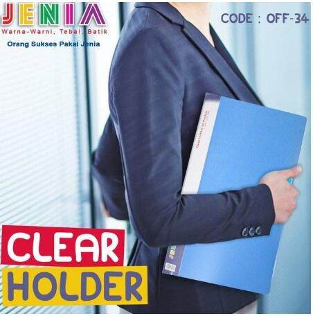 PENYIMPAN FILE CLEAR HOLDER ALAT KANTOR 20 SHEETS/TEMPAT FILE/TEMPAT ...