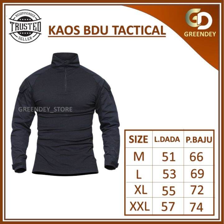 Baju bdu lengan panjang ripstop kaos lapangan bdu loreng malvinas baju tactical setelan outdoor ...